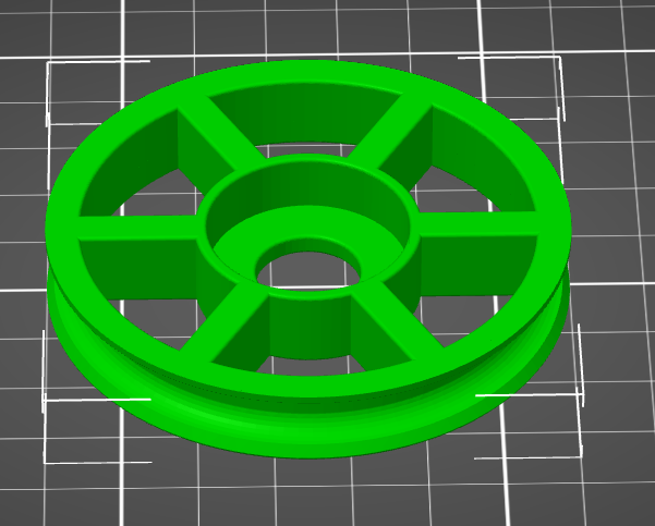 buffer wheel for 6000 bearing by koutnas | Download free STL model ...