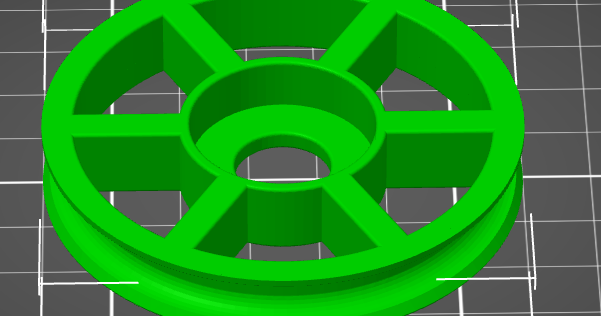 buffer wheel for 6000 bearing by koutnas | Download free STL model ...