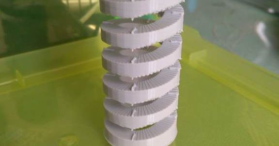 Printable PLA Compression Spring ID 12mm OD 22mm Height 54 by Lebois ...