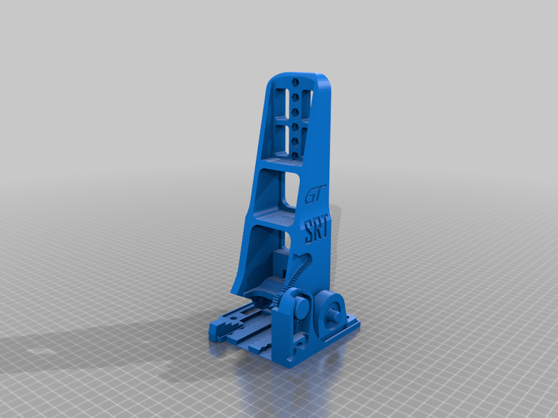 Accelerator pedal SRT GT sim racing v5.8 by Lebois | Download free STL ...