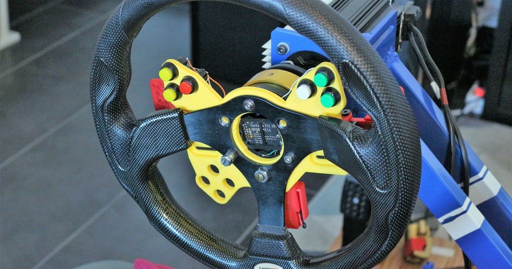 Wheel button plate for simucube wireless by Lebois | Download free STL ...