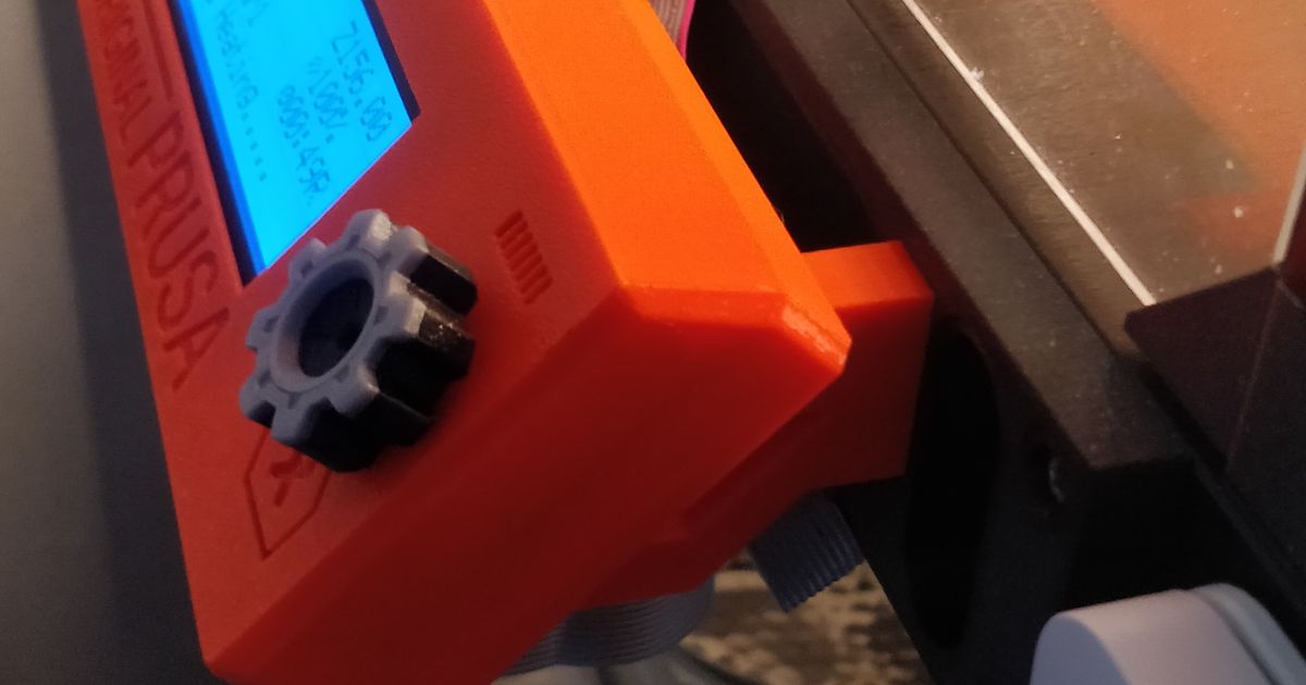 Prusa i3 MK3S+ LCD Plate for Lack enclosure / Montageplatte für LCD ...