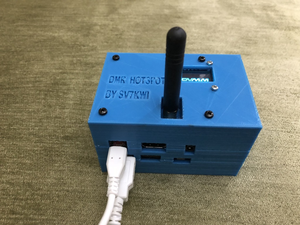 DMR HOTSPOT RPI3 WITH LIPO BATTERY by sv7kwi | Download free STL model ...