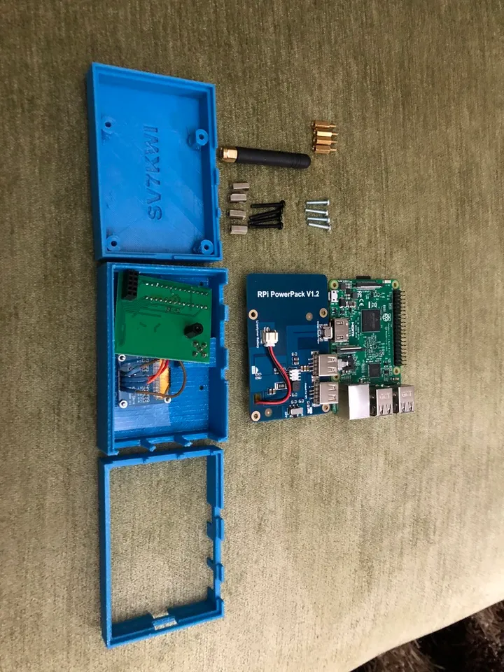 DMR HOTSPOT RPI3 WITH LIPO BATTERY by sv7kwi | Download free STL model | Printables.com