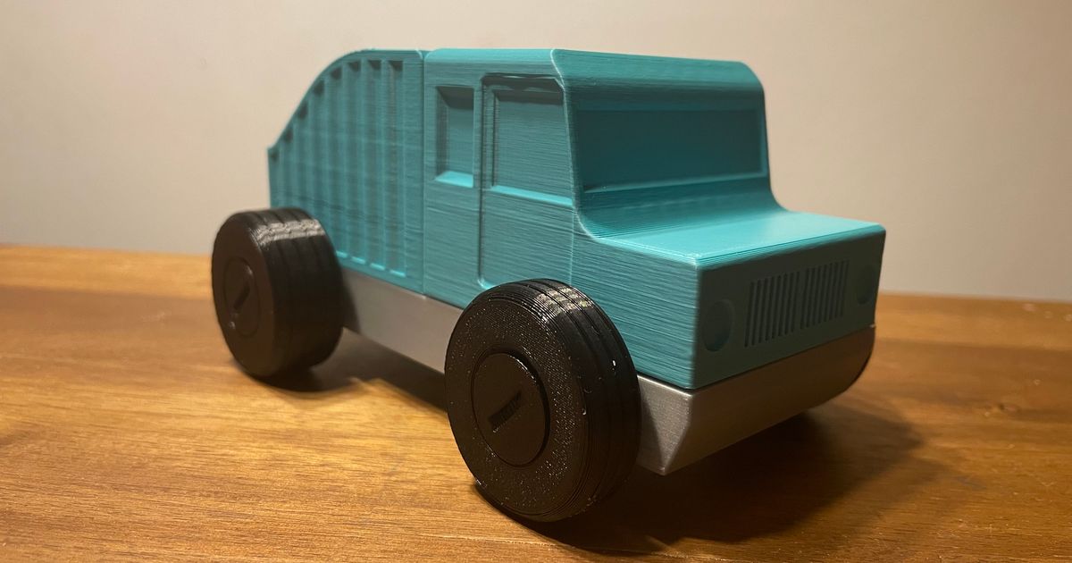 Modular toy car by Stulli | Download free STL model | Printables.com
