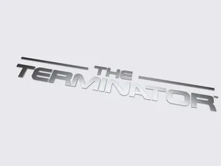 The Terminator Logo by ToxicMaxi | Download free STL model | Printables.com