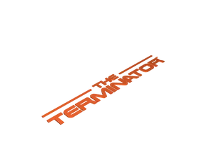 The Terminator Logo by ToxicMaxi | Download free STL model | Printables.com