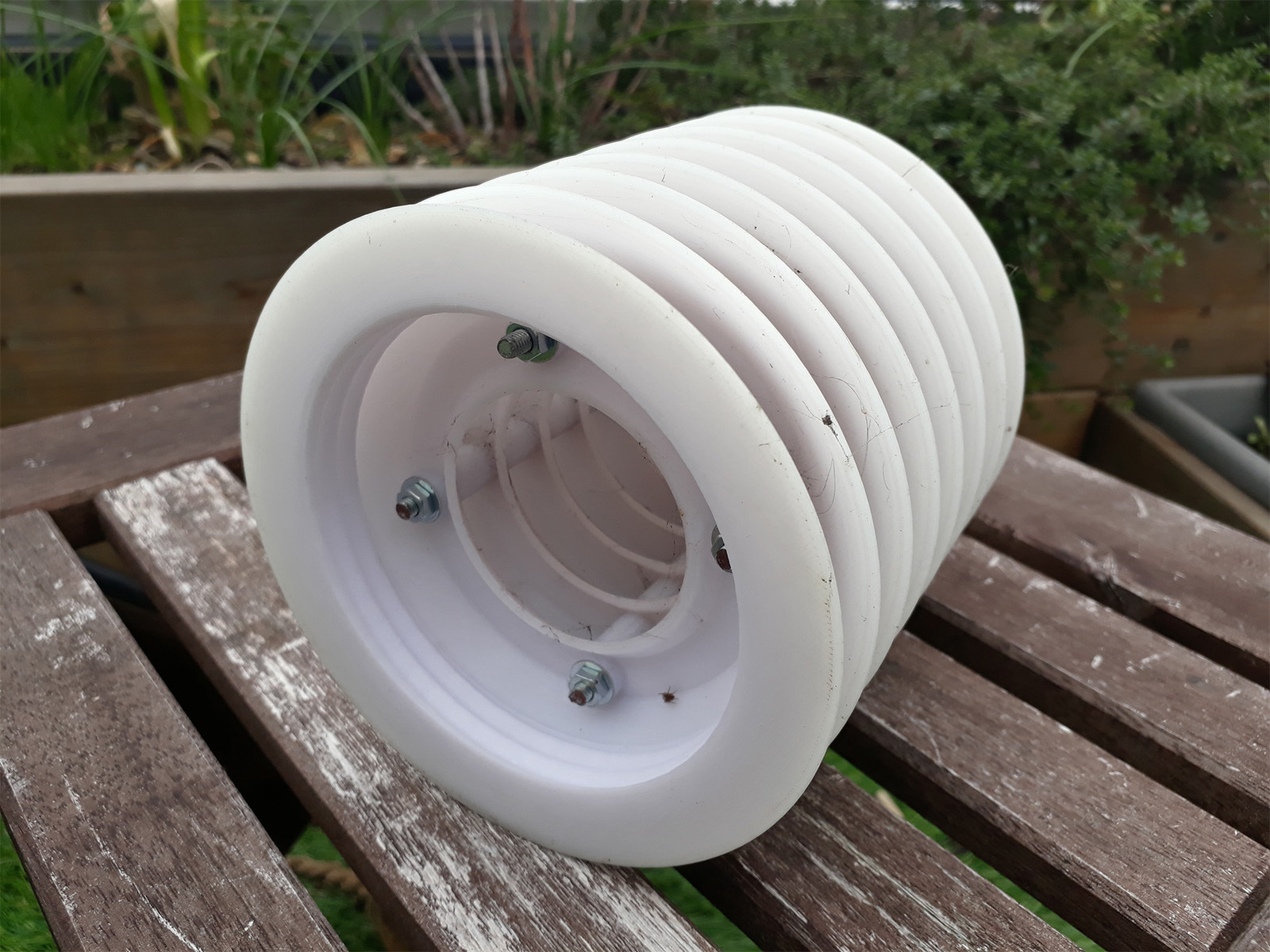 Stevenson screen for temperature sensor by SanglierLab | Download free ...