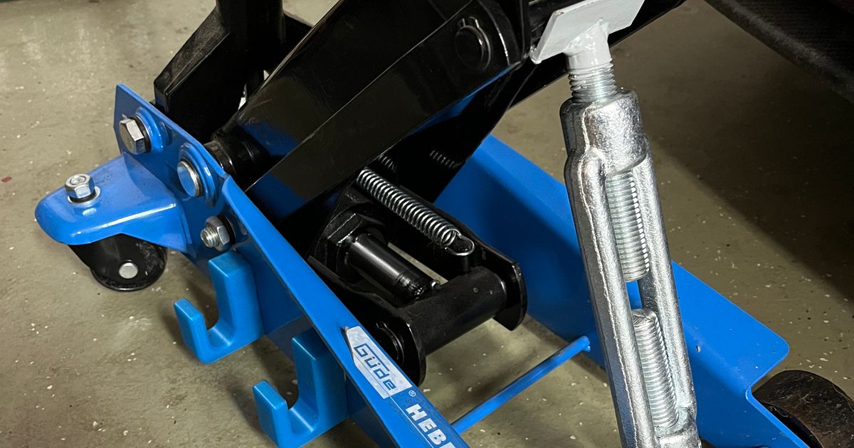 Hydraulic car jack safety strut holder by TlustejHanz | Download free ...
