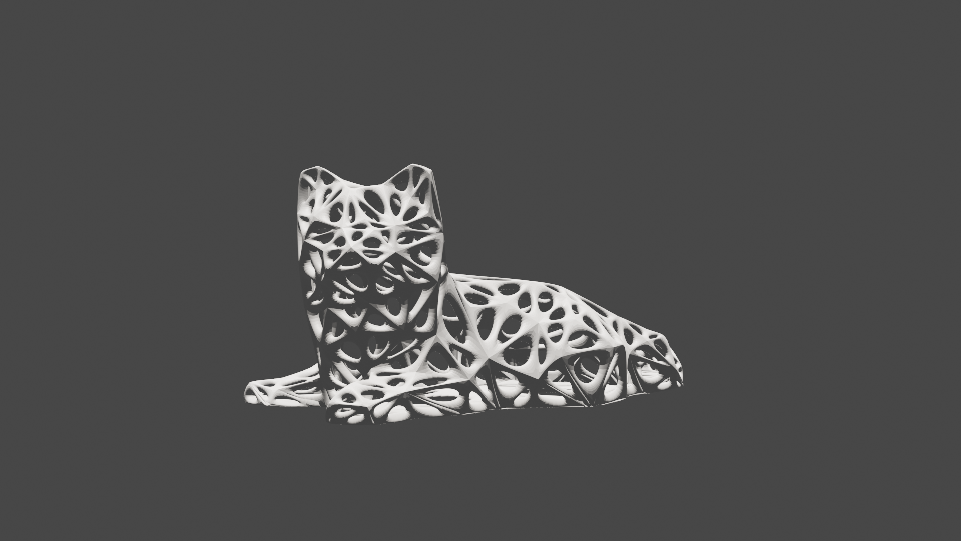 voronoi_cat by b346 | Download free STL model | Printables.com