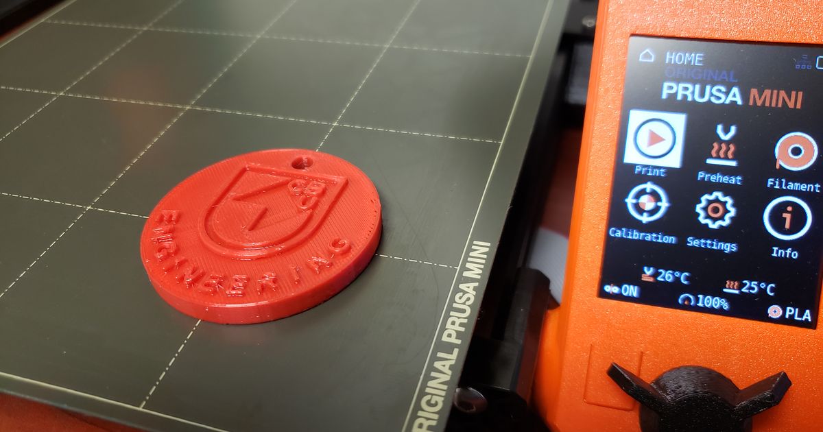 CBU Key Tag Coin by Justin | Download free STL model | Printables.com