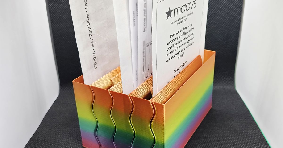 Scalable Letter/Mail Organizer - Vase Mode by Triple G Workshop ...