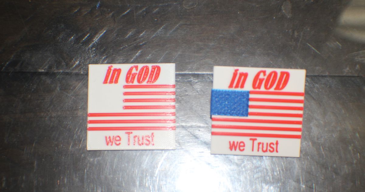 In God we Trust Pin by Ray Fox | Download free STL model | Printables.com