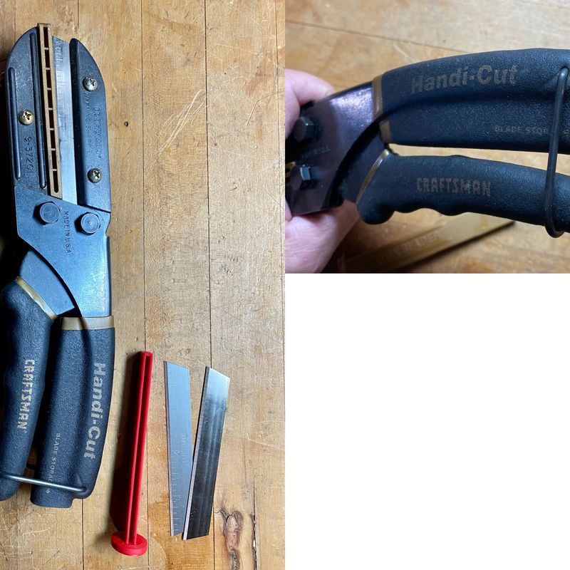 Craftsman Handi Cut Spare Blade Holder by Tarz Download free STL model Printables
