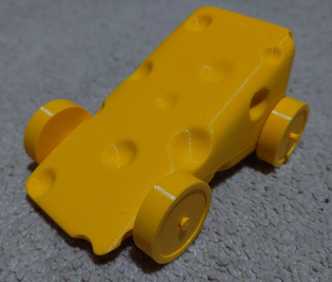 Cheese Flavoured Toy Car by daGill | Download free STL model ...