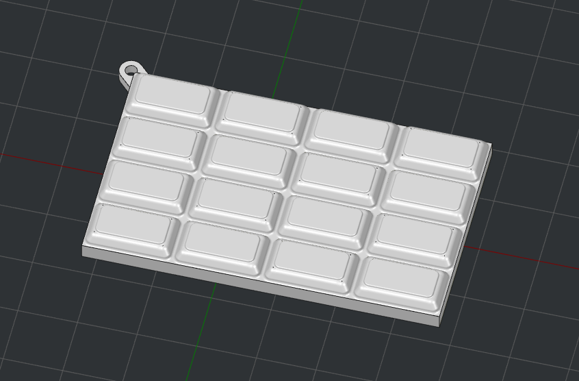 Chocolate Bar Ornament by GreenCopper | Download free STL model ...
