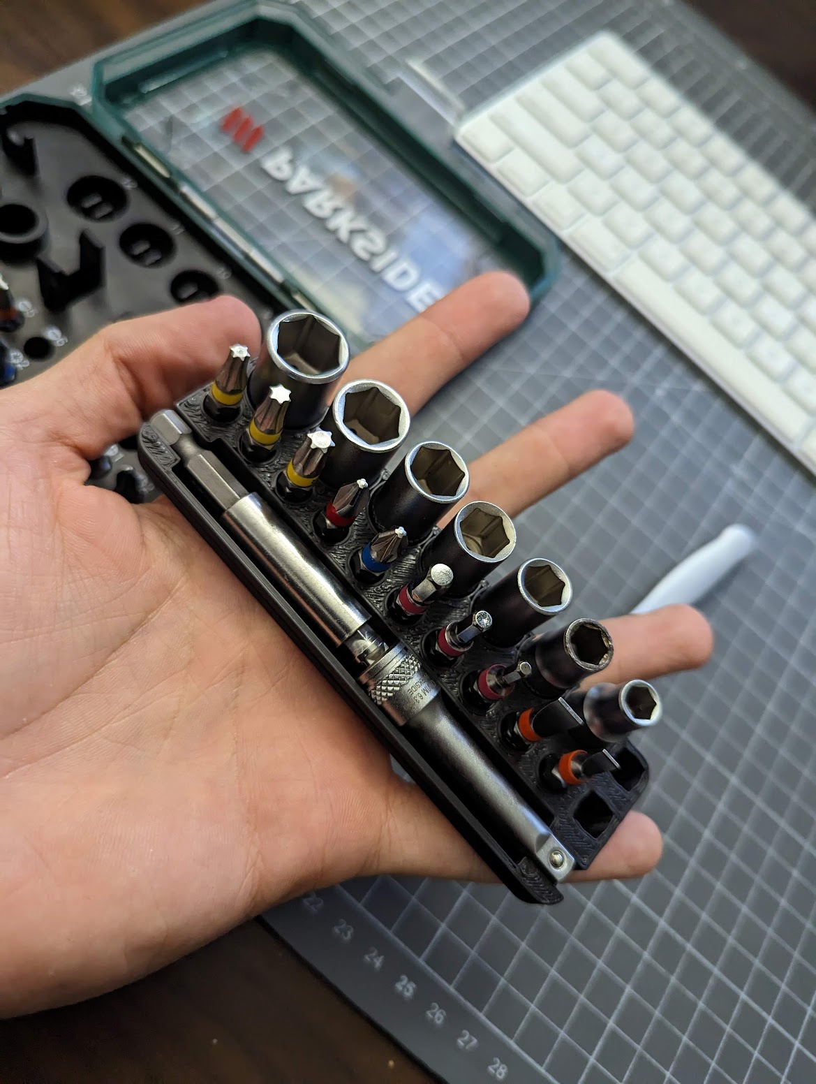 EDC Bit holder for Parkside mini ratchet kit by Jairo José Martín ...