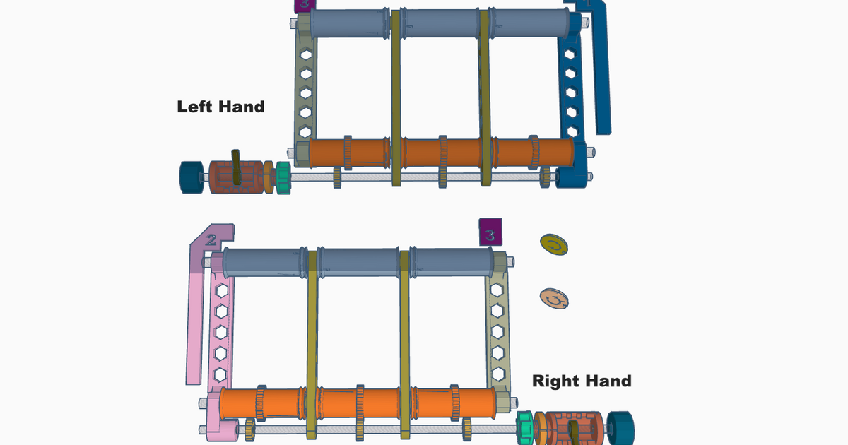 Filament rewind box kit by Ovland | Download free STL model ...