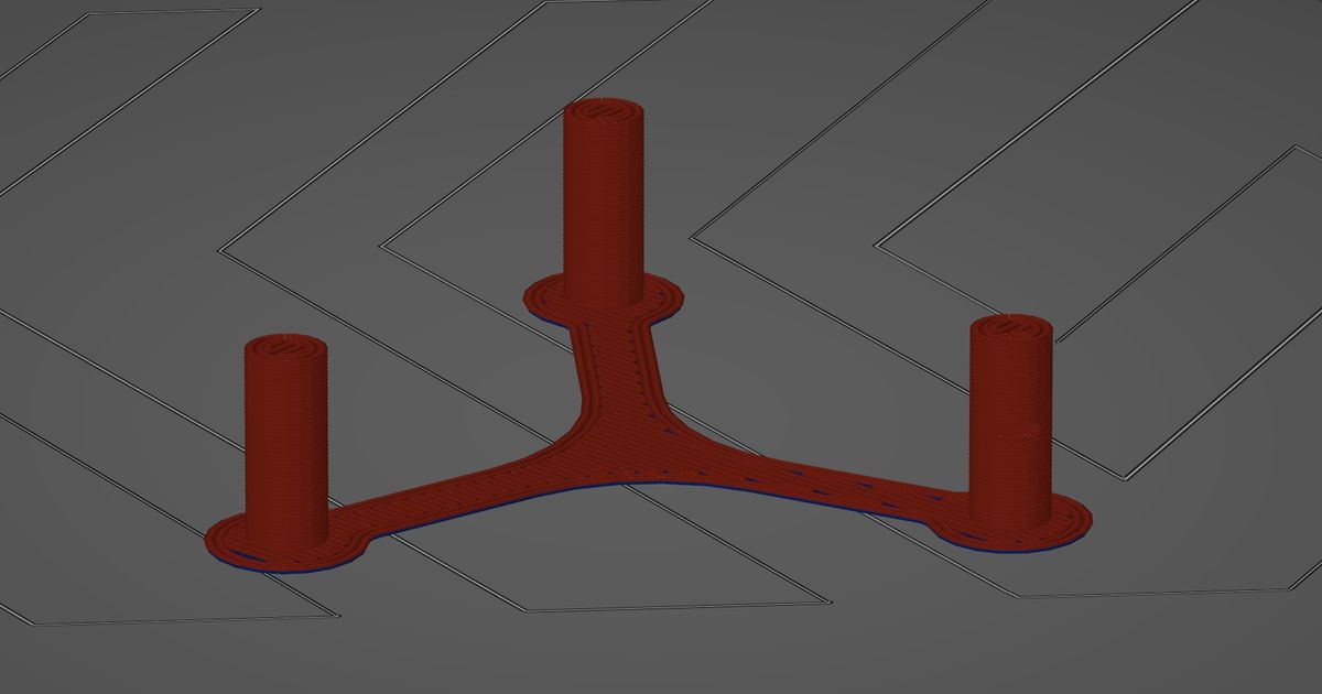 Sub 1 gram Stringing and Retraction test by PRNTR3D | Download free STL ...