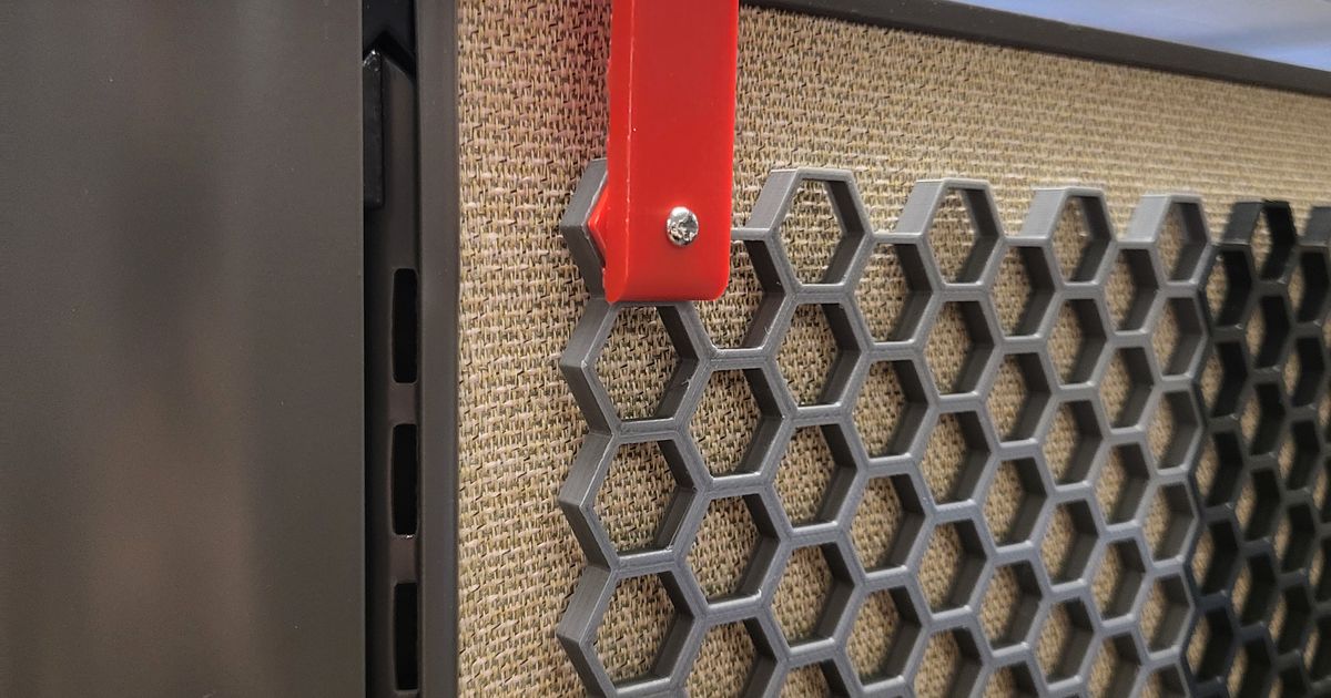 Honeycomb Wall Cubicle Hooks by Spotkenyon | Download free STL model ...