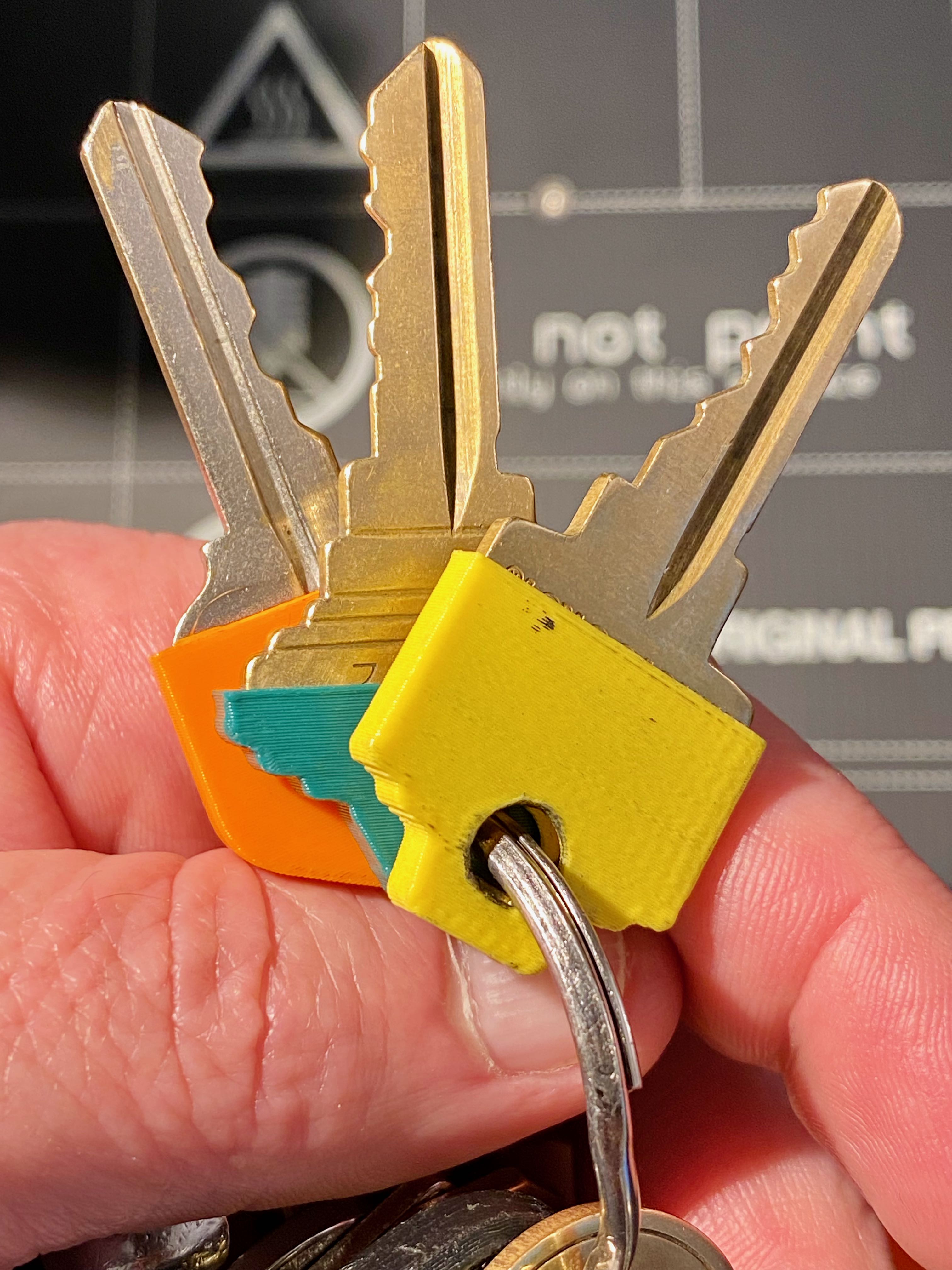 Key ID Caps for Kwikset, Schlage and MinuteKey Key Blanks por radiojack ...