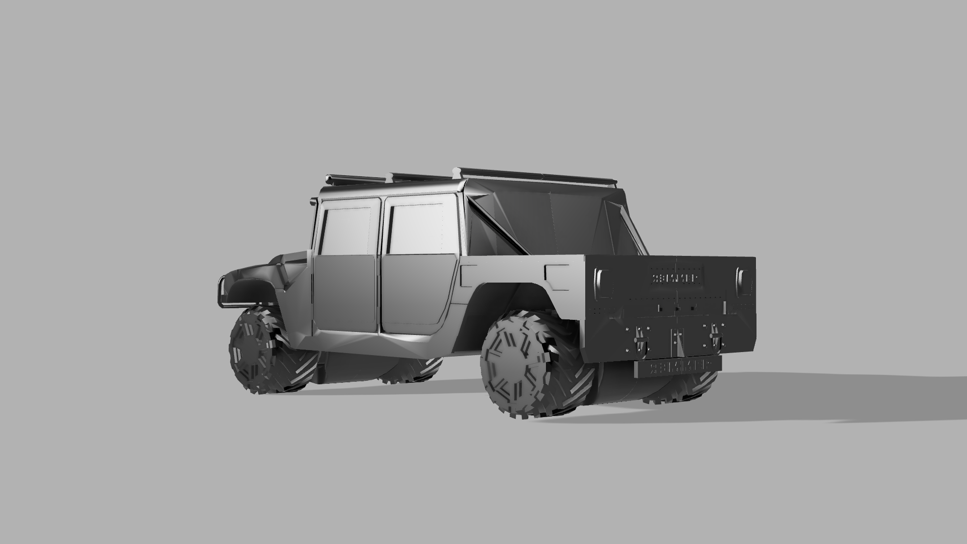 Hummer H1 (Print-in-Place) by CalebTimoteo | Download free STL model ...