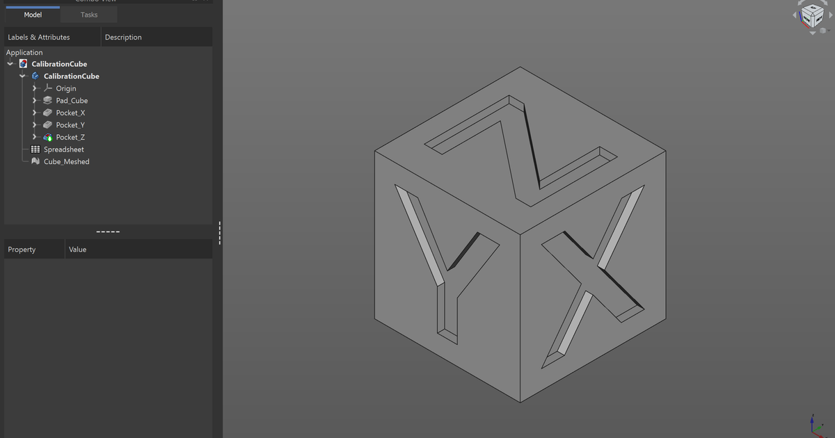 Freecad Calibration Cube by TTLMakerspace | Download free STL model | Printables.com