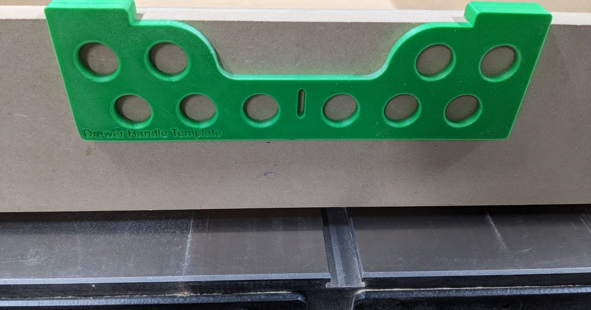 Drawer Handle Router Template von eemaniac | Kostenloses STL-Modell ...