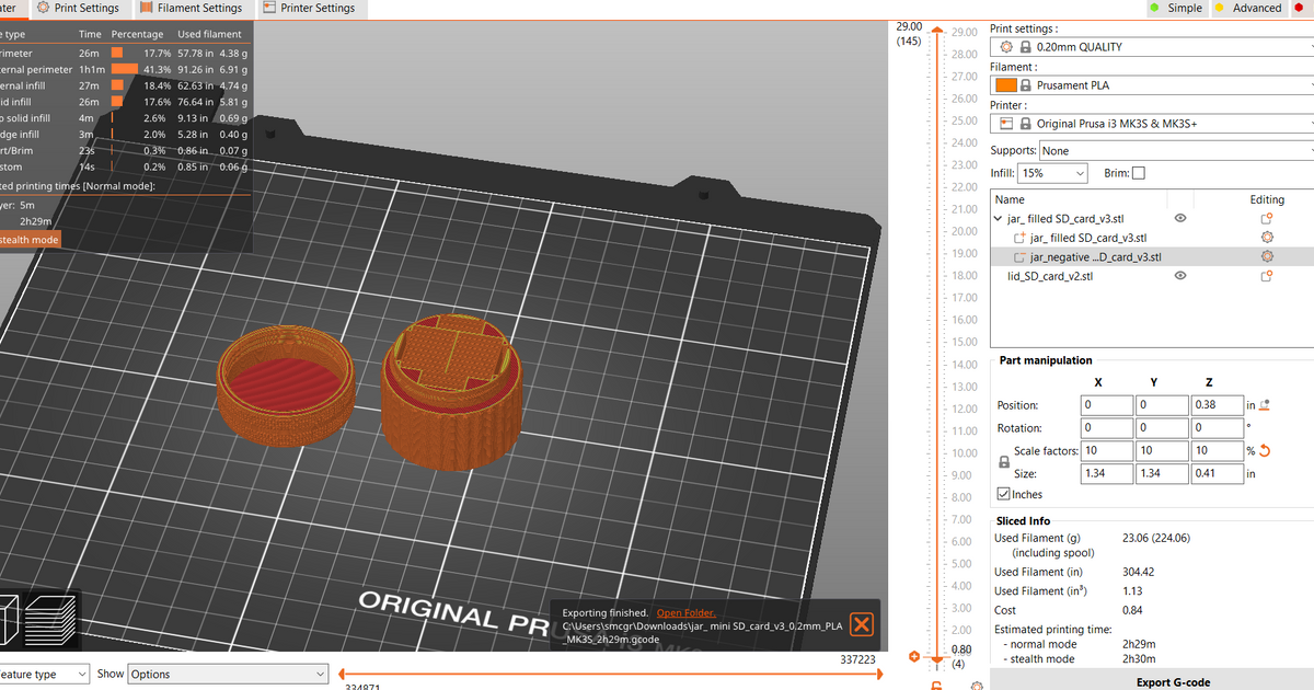 Mini sd card case by Skraggles | Download free STL model | Printables.com