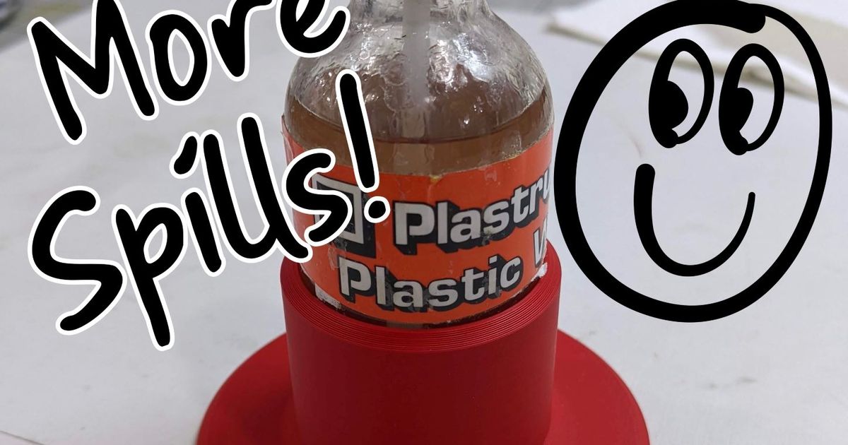 Glue Bottle Holder - Anti-Tipping / Slipping - Plastruct Plastic Weld ...