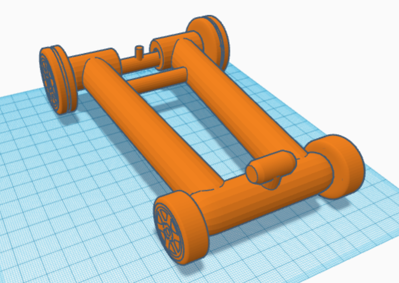 Rubber Band Powered Car by Marlin | Download free STL model ...