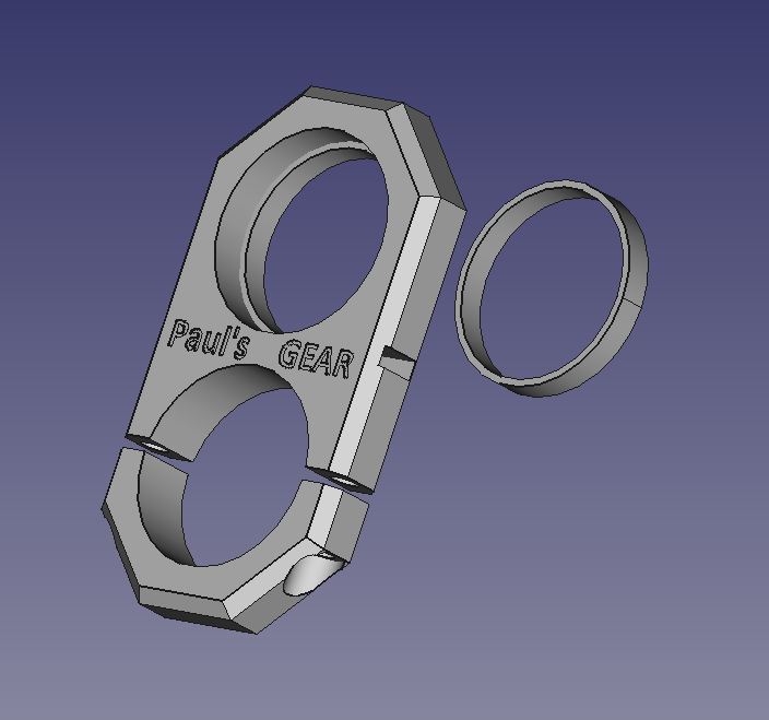 Turret magnifier for 30mm scope by Pavol Kutný | Download free STL ...