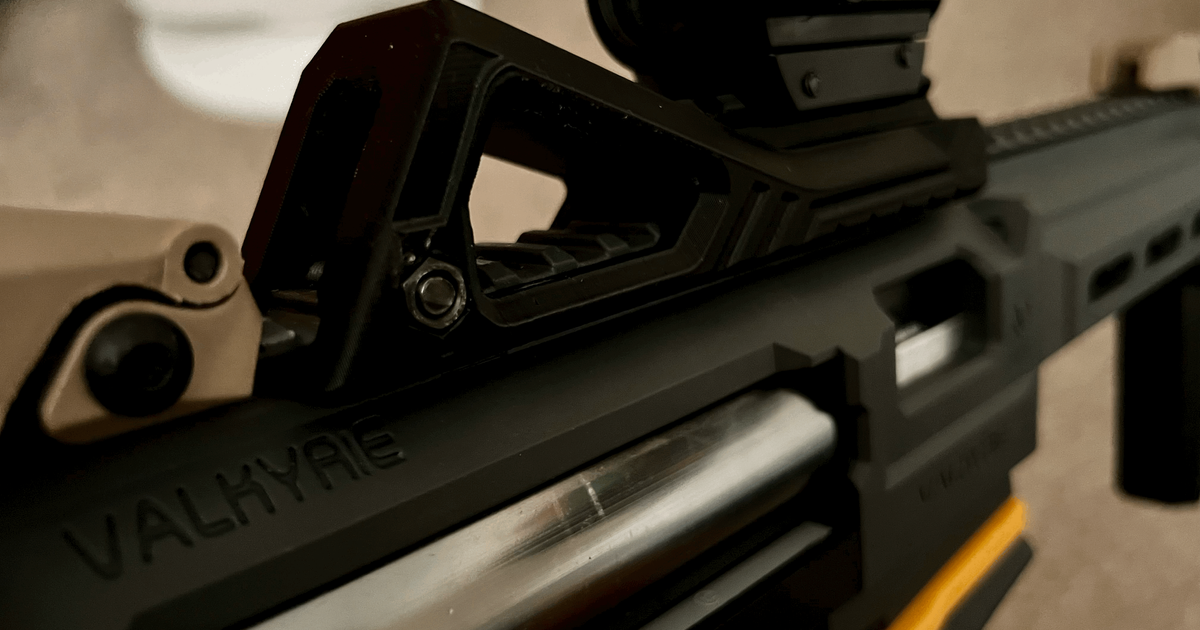 AFG Picatinny Rail Riser (Remix) by TFireFox | Download free STL model ...