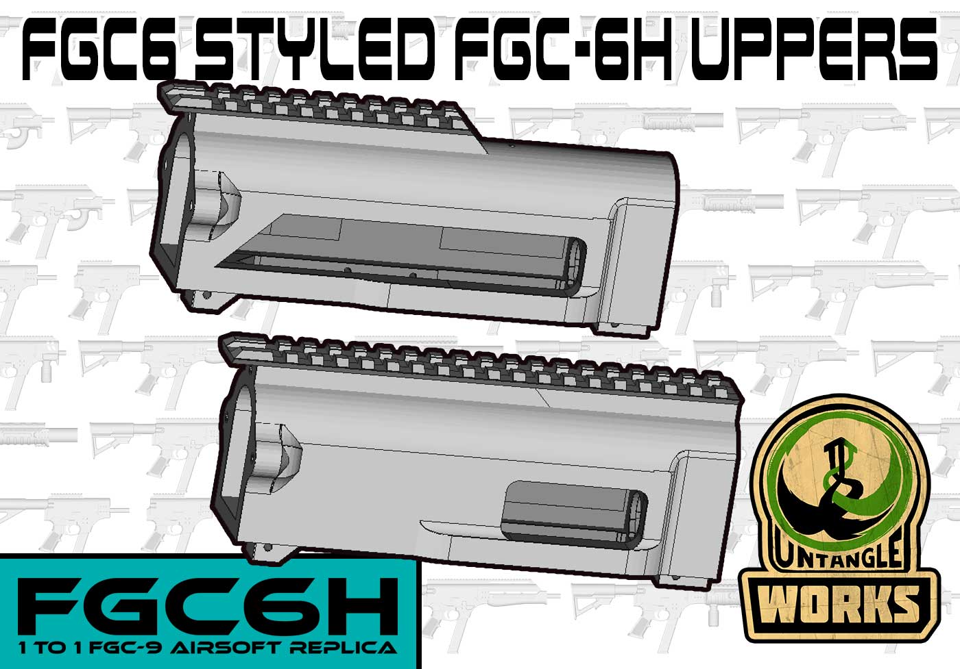 FGC-6H: FGC-6 styled and Cutaway Uppers by UntangleWORKS | Download ...