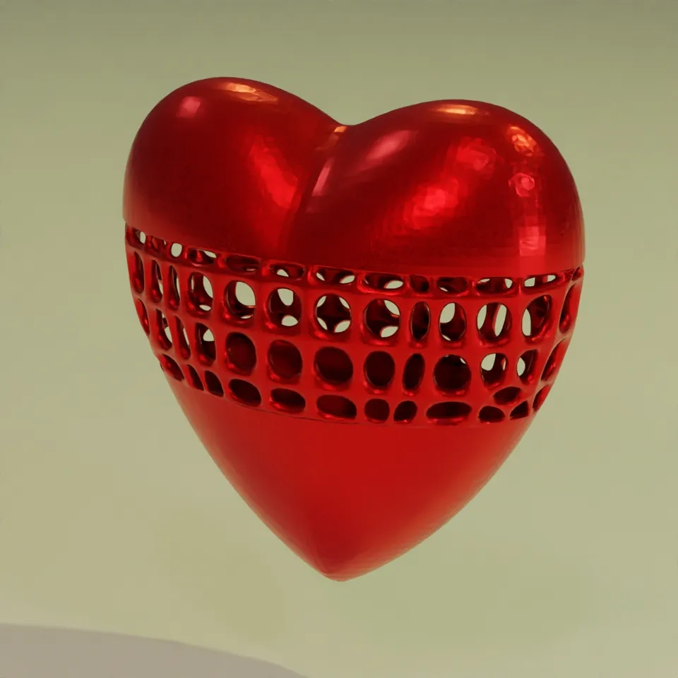 Valentine Heart Design 1 by Maker81 | Download free STL model ...