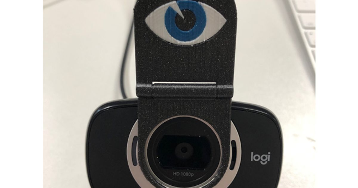 Privacy Cover for the Logitech C610 Webcam with eye by mkoistinen ...