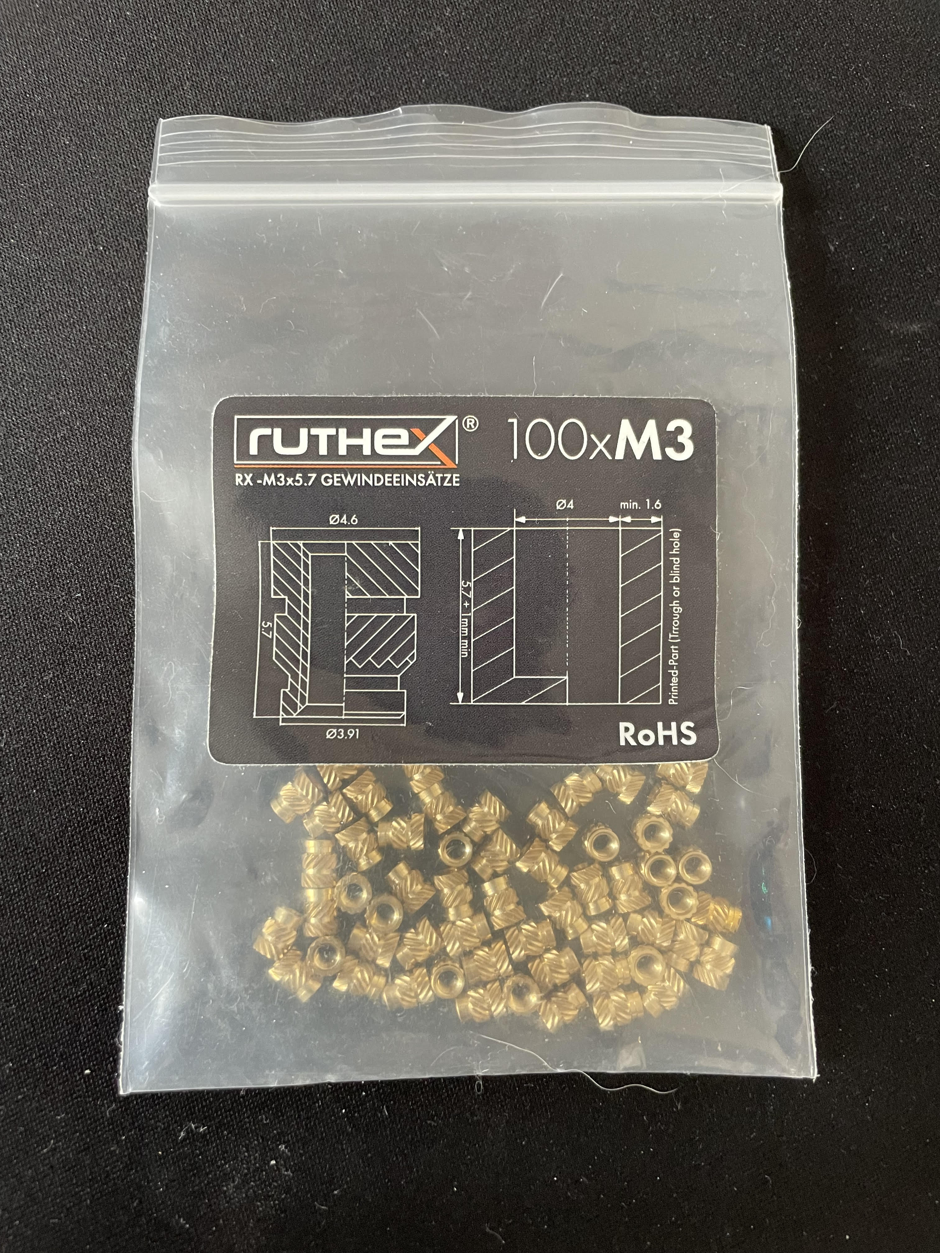 Einsy case ruthex brass nut m3 RPI cut by Gianluca Gambetta | Download ...