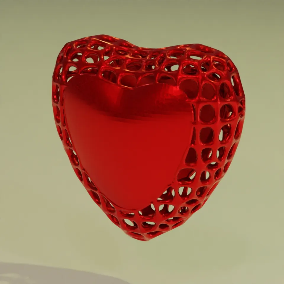 Valentine Heart Design 5 by Maker81 | Download free STL model ...