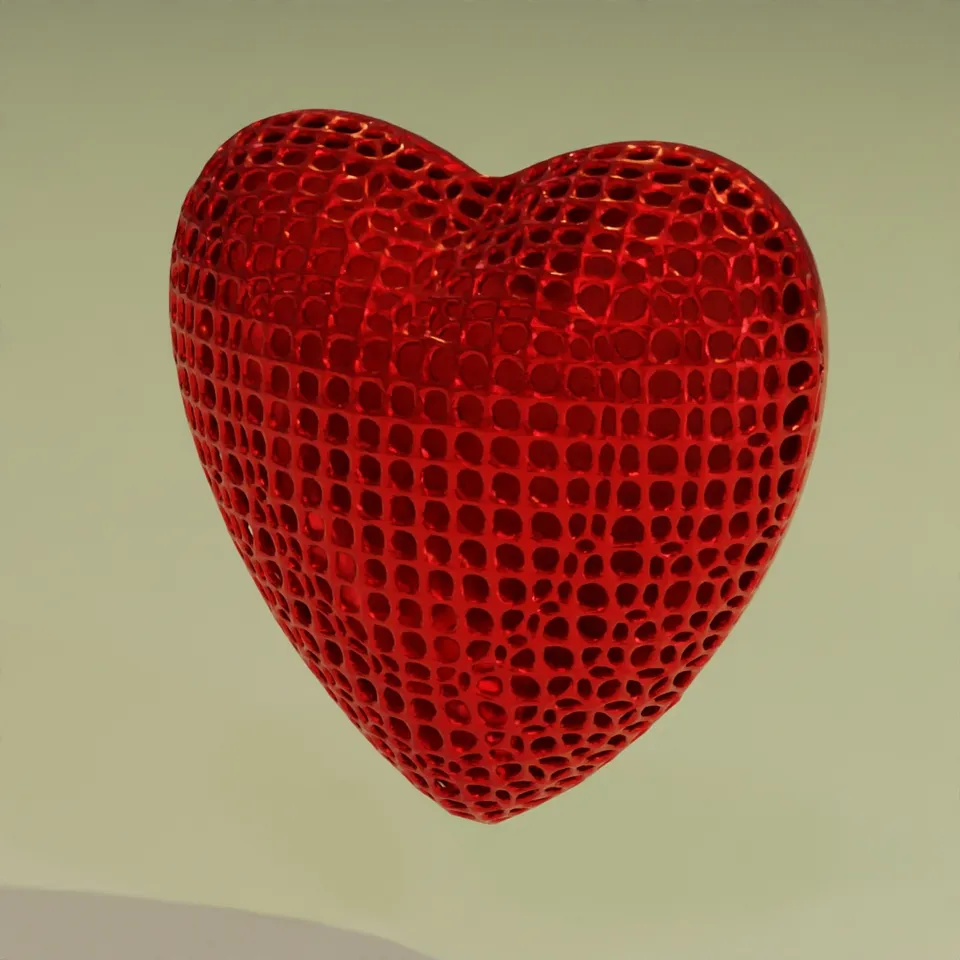 Valentine Heart Design 7 by Maker81 | Download free STL model ...