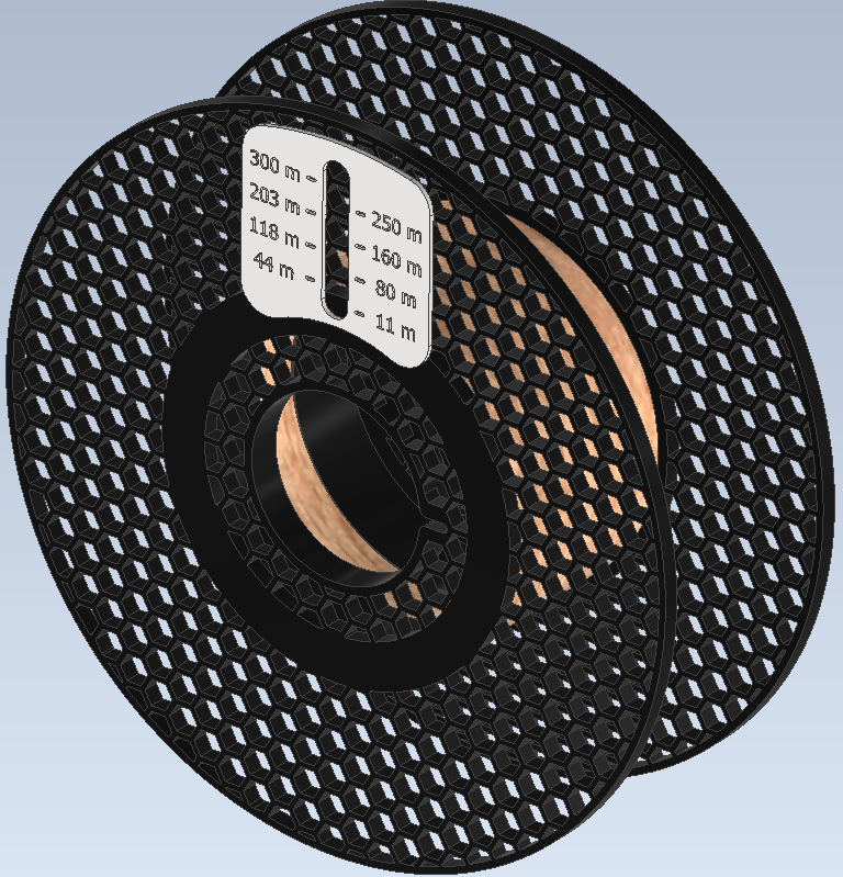 Spool filament gauge von PALM | Kostenloses STL-Modell herunterladen ...