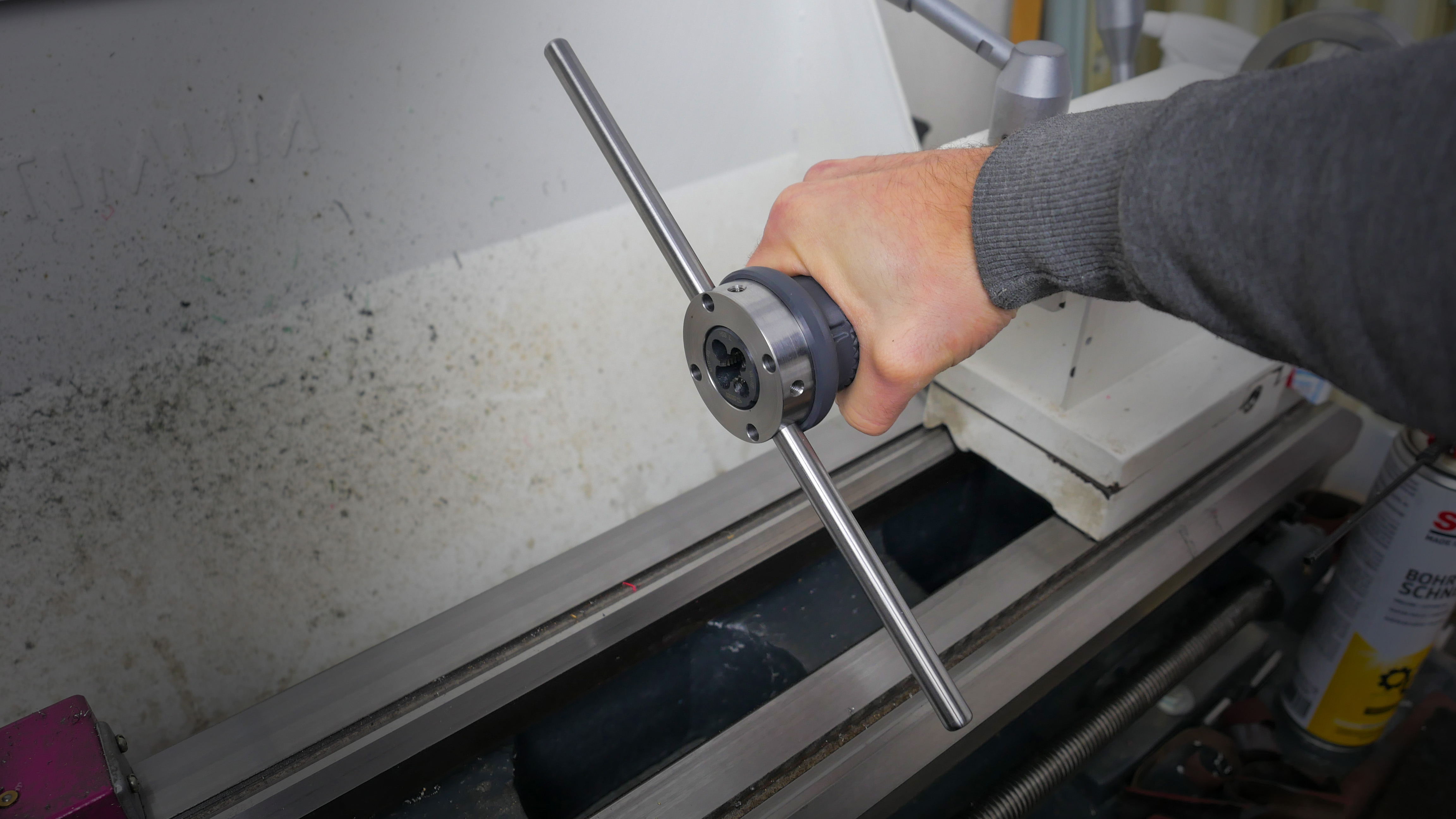 Threading die holders for lathe tailstock by Marius Hornberger ...