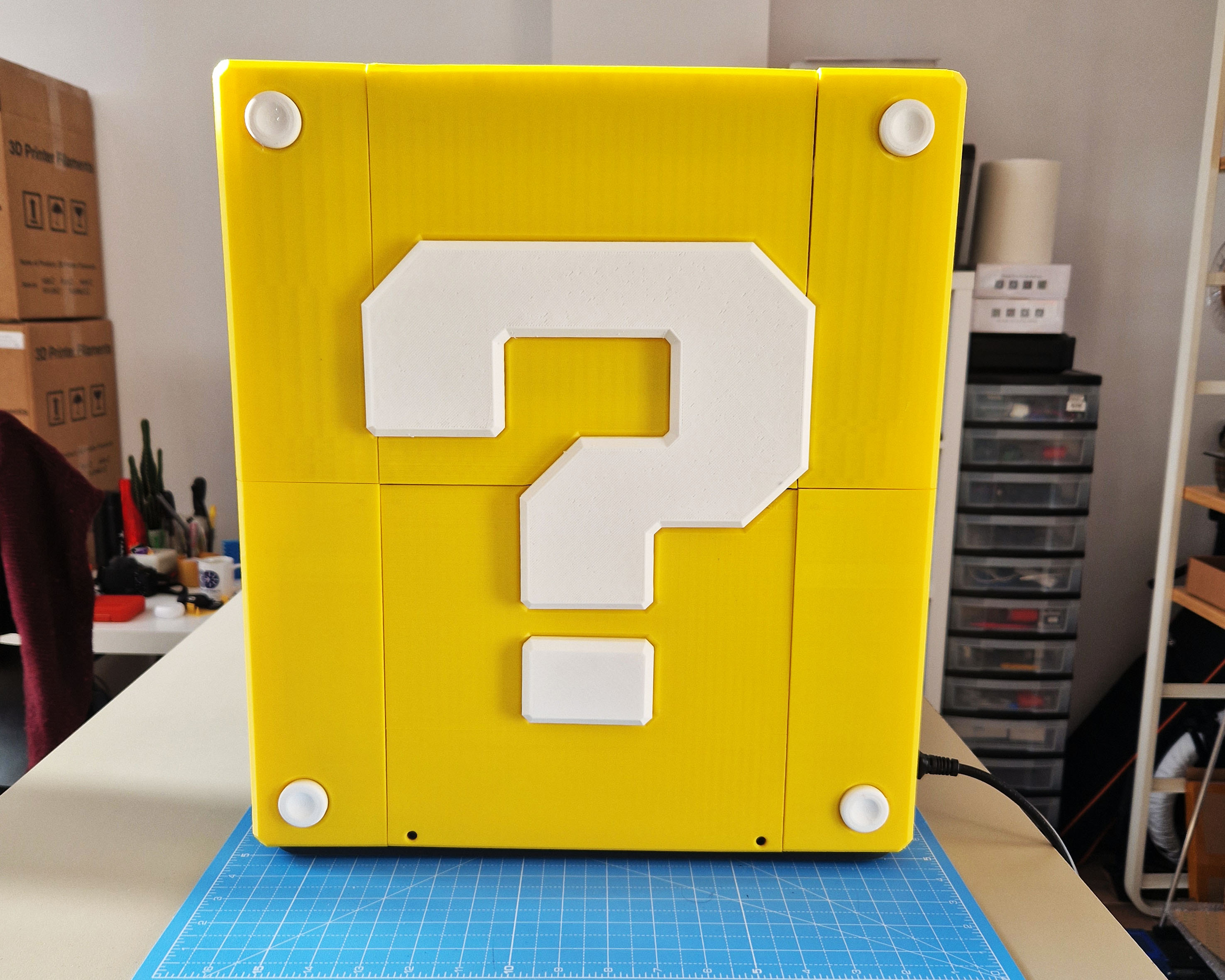Bambulab P1P Super Mario block Enclosure Mod - Carcasa by Control 3D ...