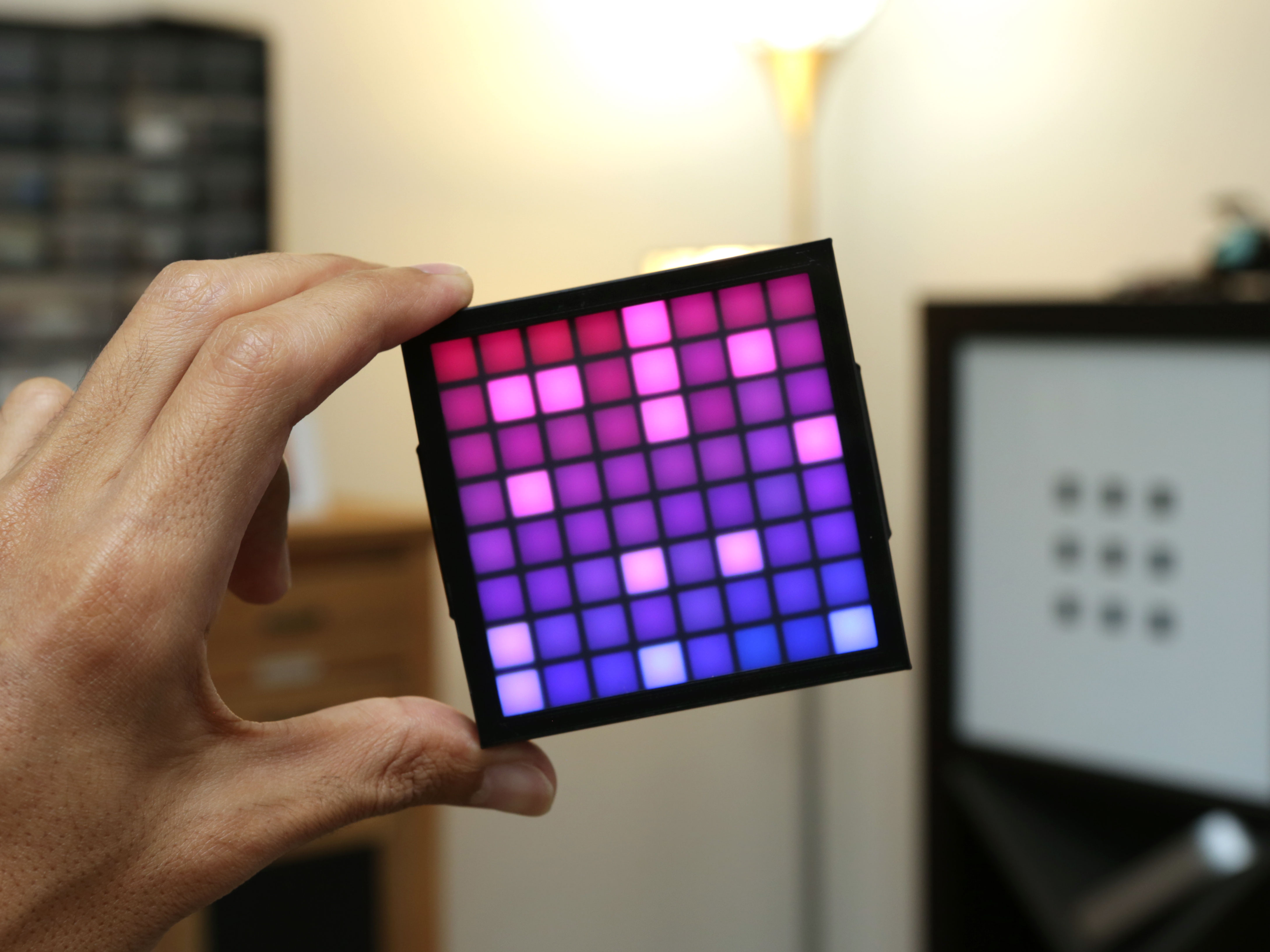 NeoMatrix Square LED Pixel Display by Adafruit | Download free STL ...