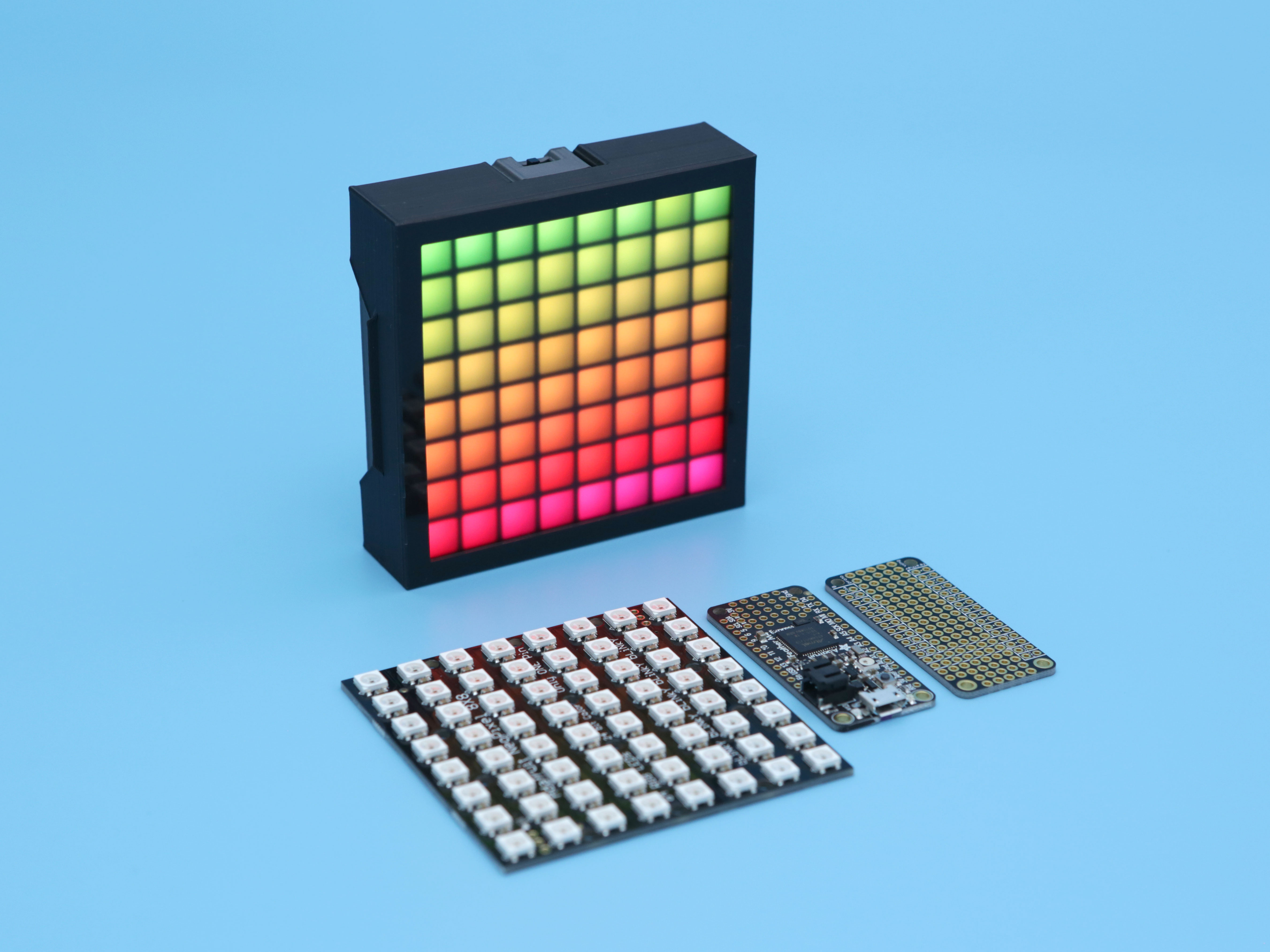 NeoMatrix Square LED Pixel Display by Adafruit | Download free STL ...