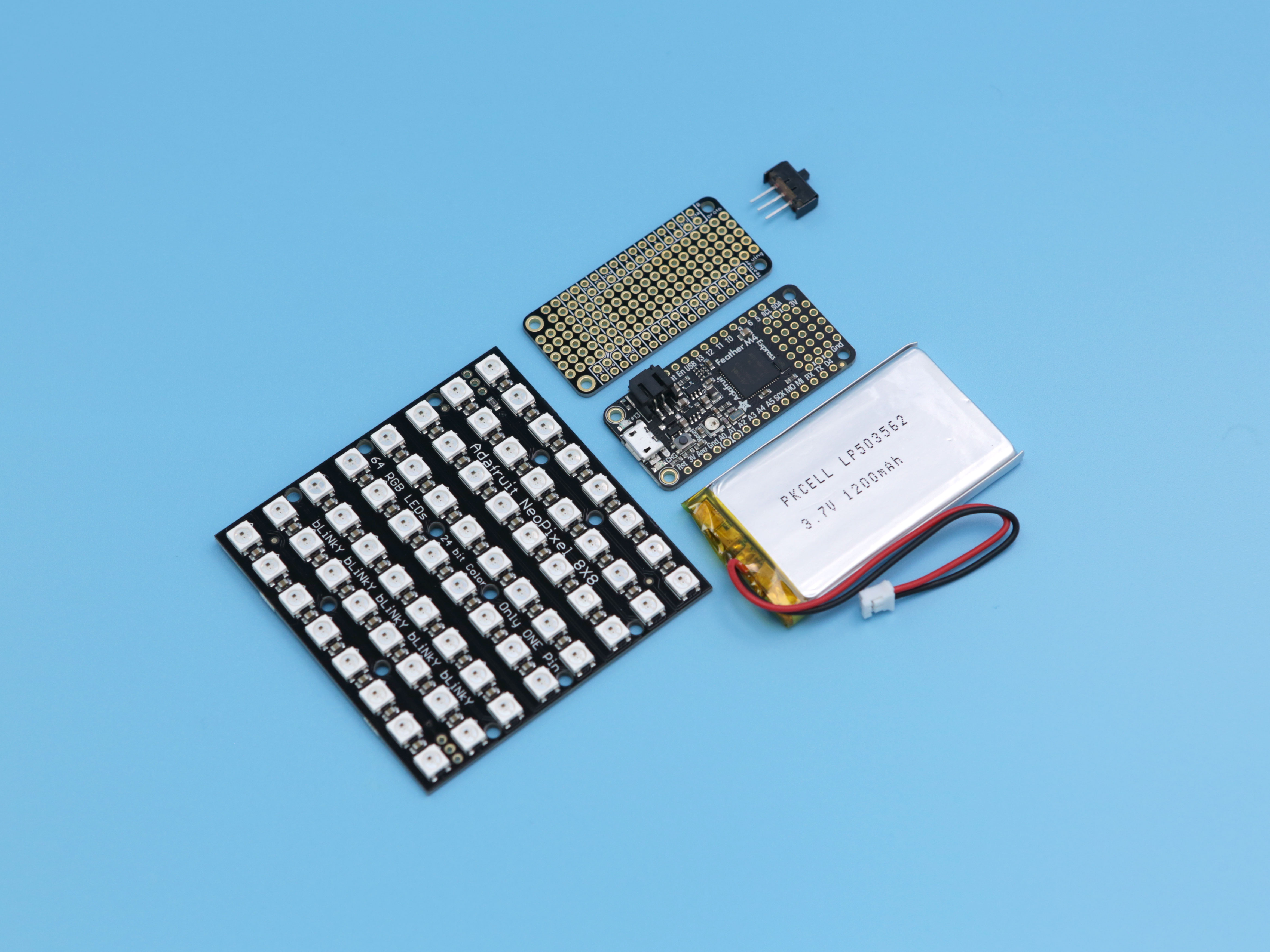 NeoMatrix Square LED Pixel Display by Adafruit | Download free STL ...