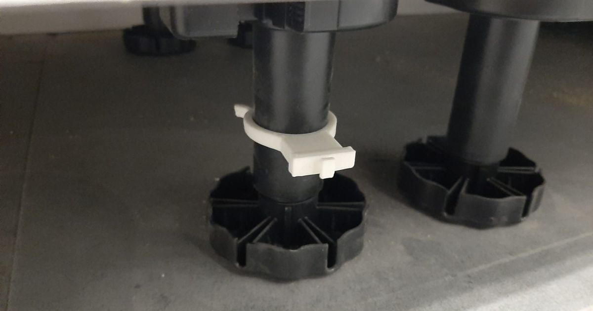 Kitchen baseboard clamp by enekomontero | Download free STL model ...