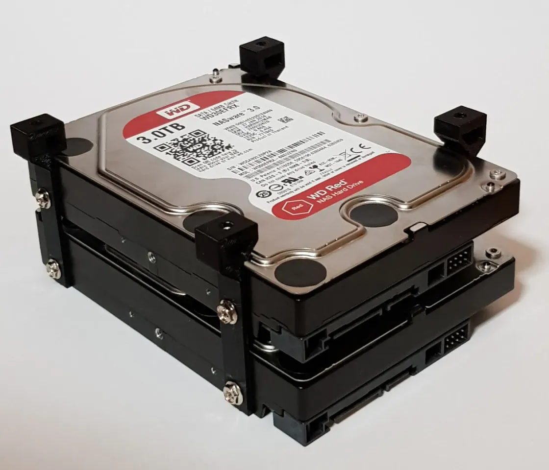 Hanging harness for additional two HDDs by yunta | Download free STL ...