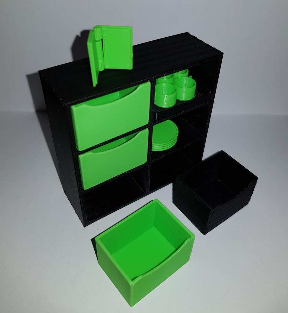 Cabinet and drawers by Mihai_S | Download free STL model | Printables.com
