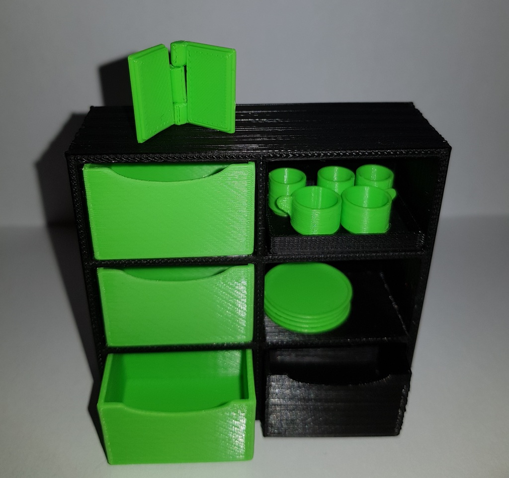 Cabinet and drawers by Mihai_S | Download free STL model | Printables.com