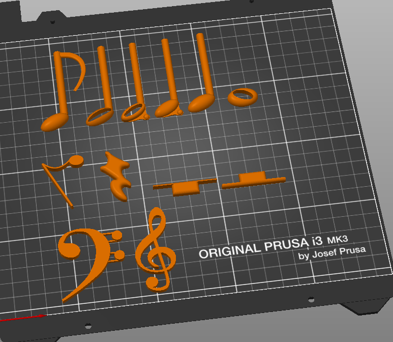 Musical notes and bar with music for VI by Visio 3D Team | Download ...